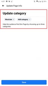 How to Change Facebook Page Category on Mobile - DroitThemes
