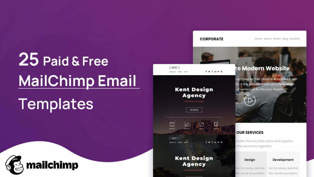 25 Paid & Free MailChimp Email Templates 2025 - DroitThemes